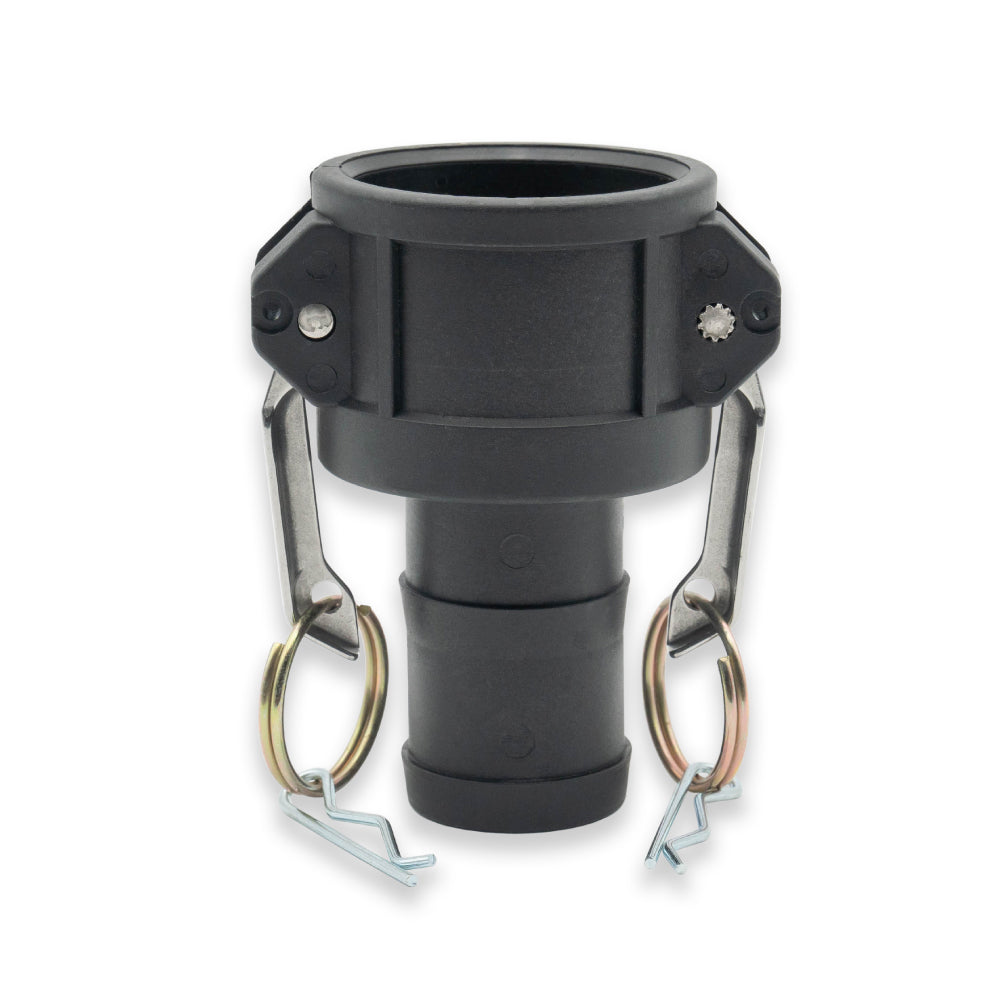 1-1/2" Camlock Female x 1-1/2" Hose Barb Coupling Plastic – Camlock ...