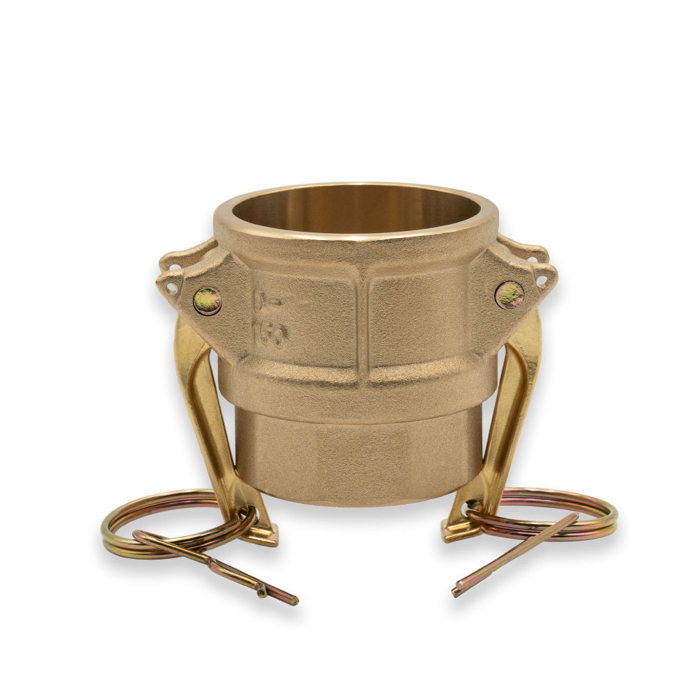 2-1/2" Camlock Female x 2-1/2" NPT Female Brass Adapter – Camlock Fittings