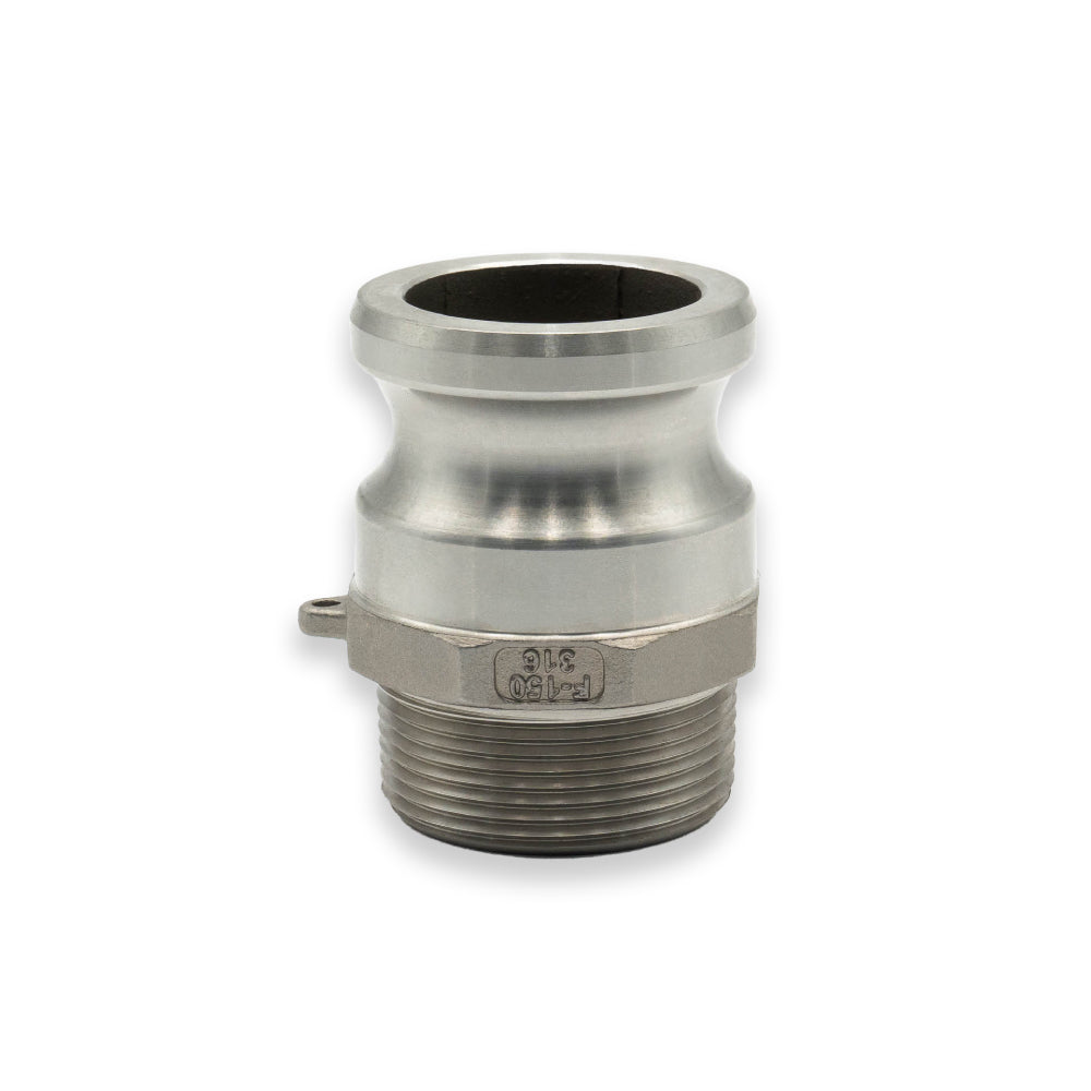1/2" Camlock Male x 1/2" NPT Male Stainless Steel Adapter – Camlock ...