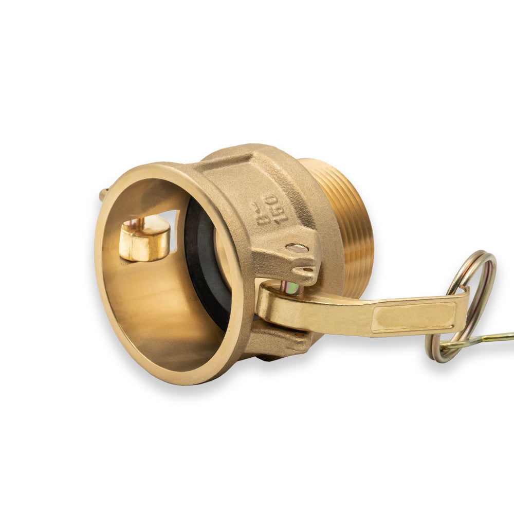 1/2" Camlock Female x 1/2" NPT Male Brass Adapter – Camlock Fittings