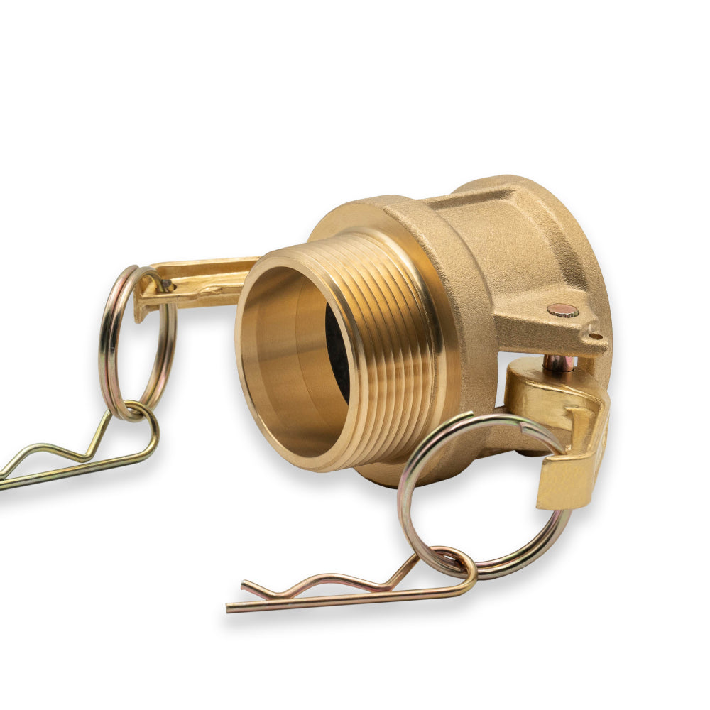 1/2" Camlock Female x 1/2" NPT Male Brass Adapter – Camlock Fittings