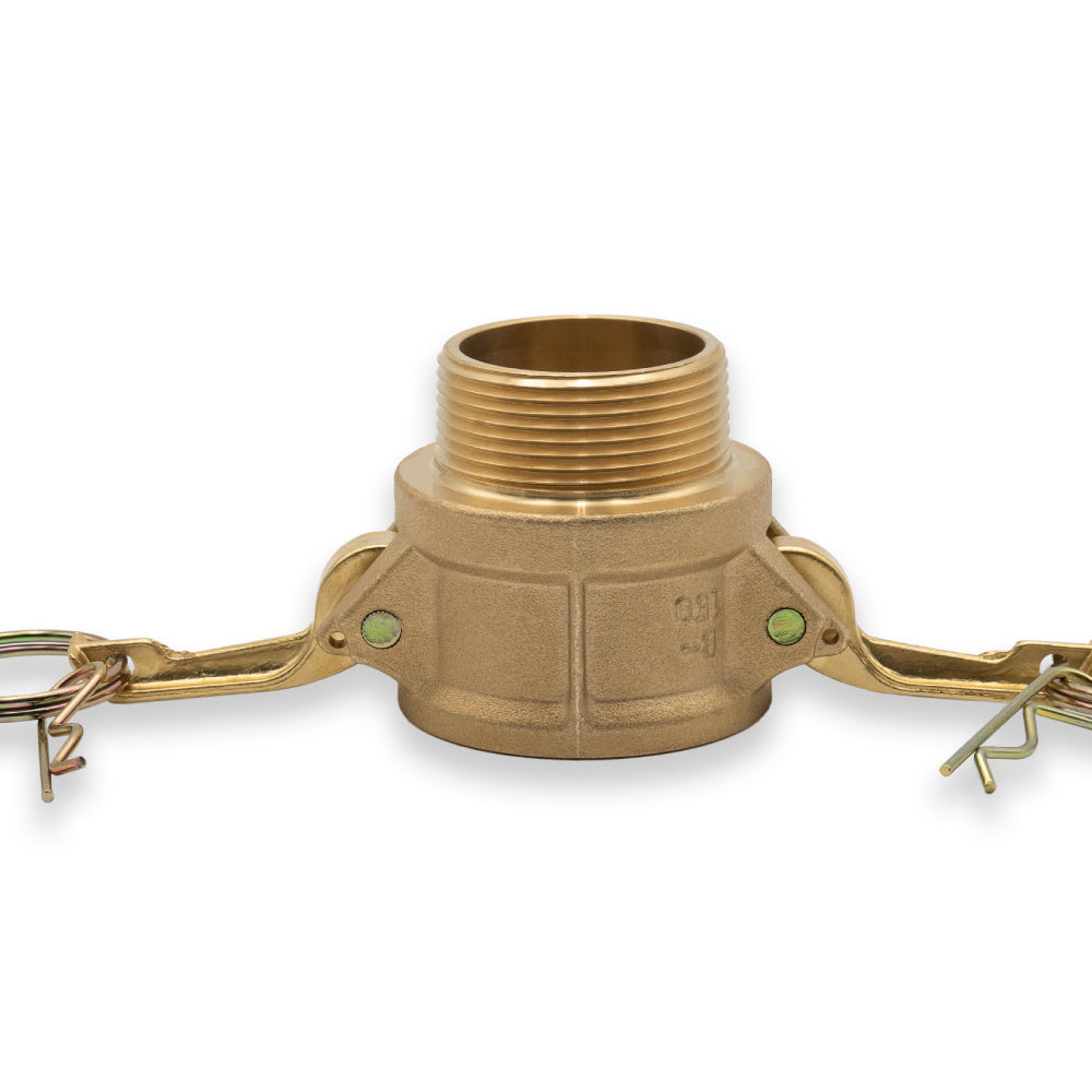 6" Camlock Female x 6" NPT Male Brass Adapter – Camlock Fittings