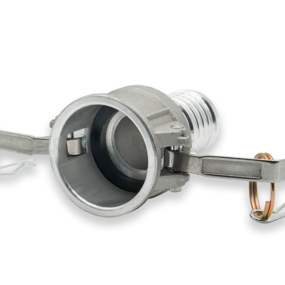 6" Camlock Female x 6" Hose Barb Coupling Aluminum – Camlock Fittings