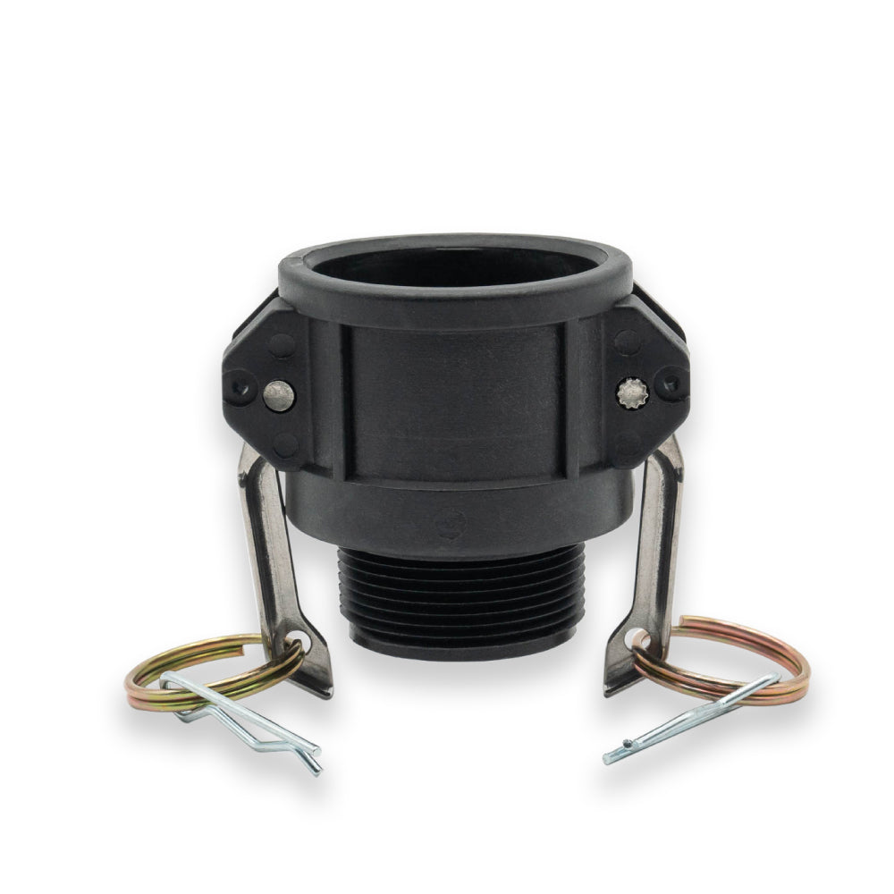 1/2" Camlock Female x 1/2" NPT Male Plastic Adapter – Camlock Fittings