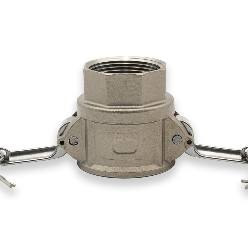 2-1/2" Camlock Female x 2-1/2" NPT Female Stainless Steel Adapter ...