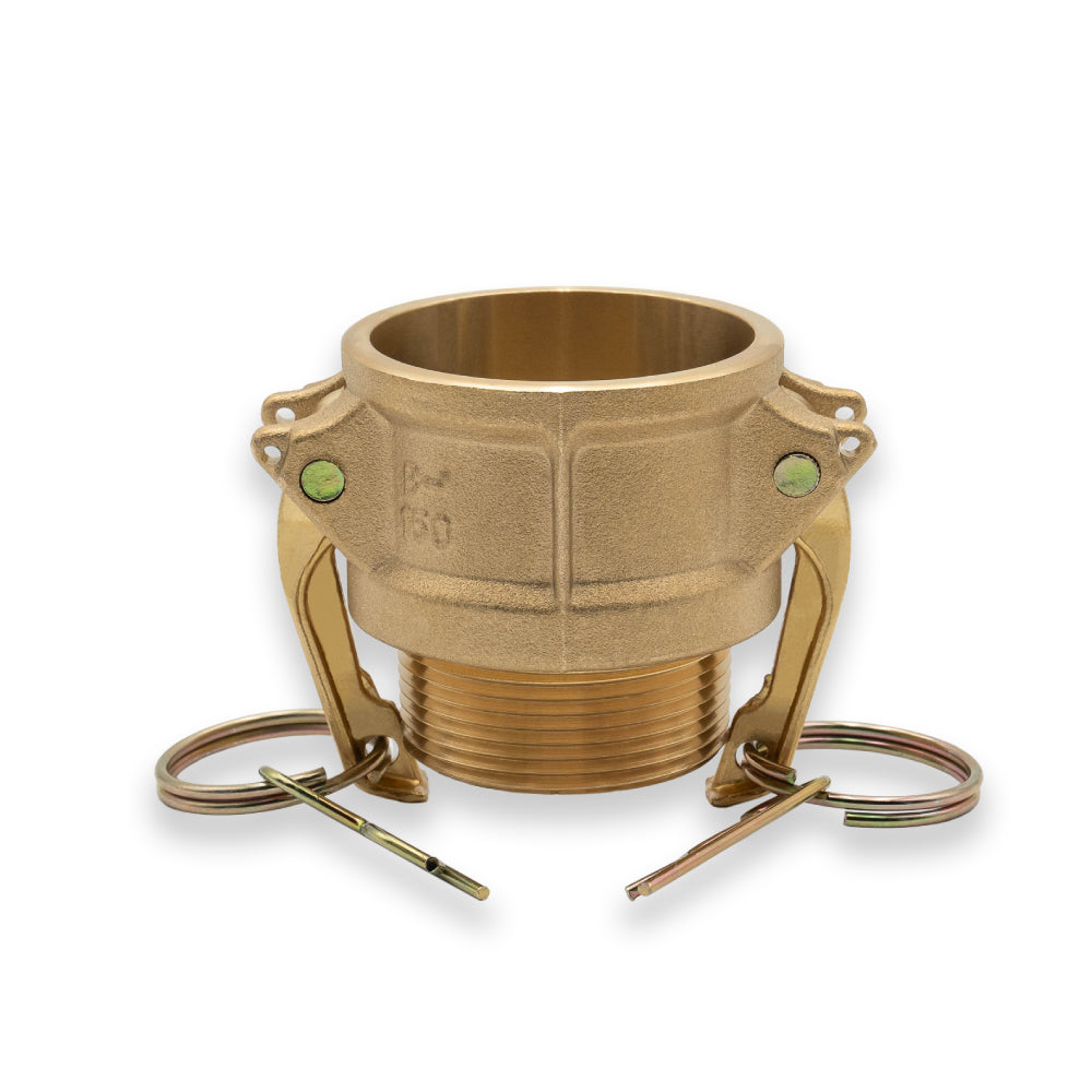 4" Camlock Female x 4" NPT Male Brass Adapter – Camlock Fittings